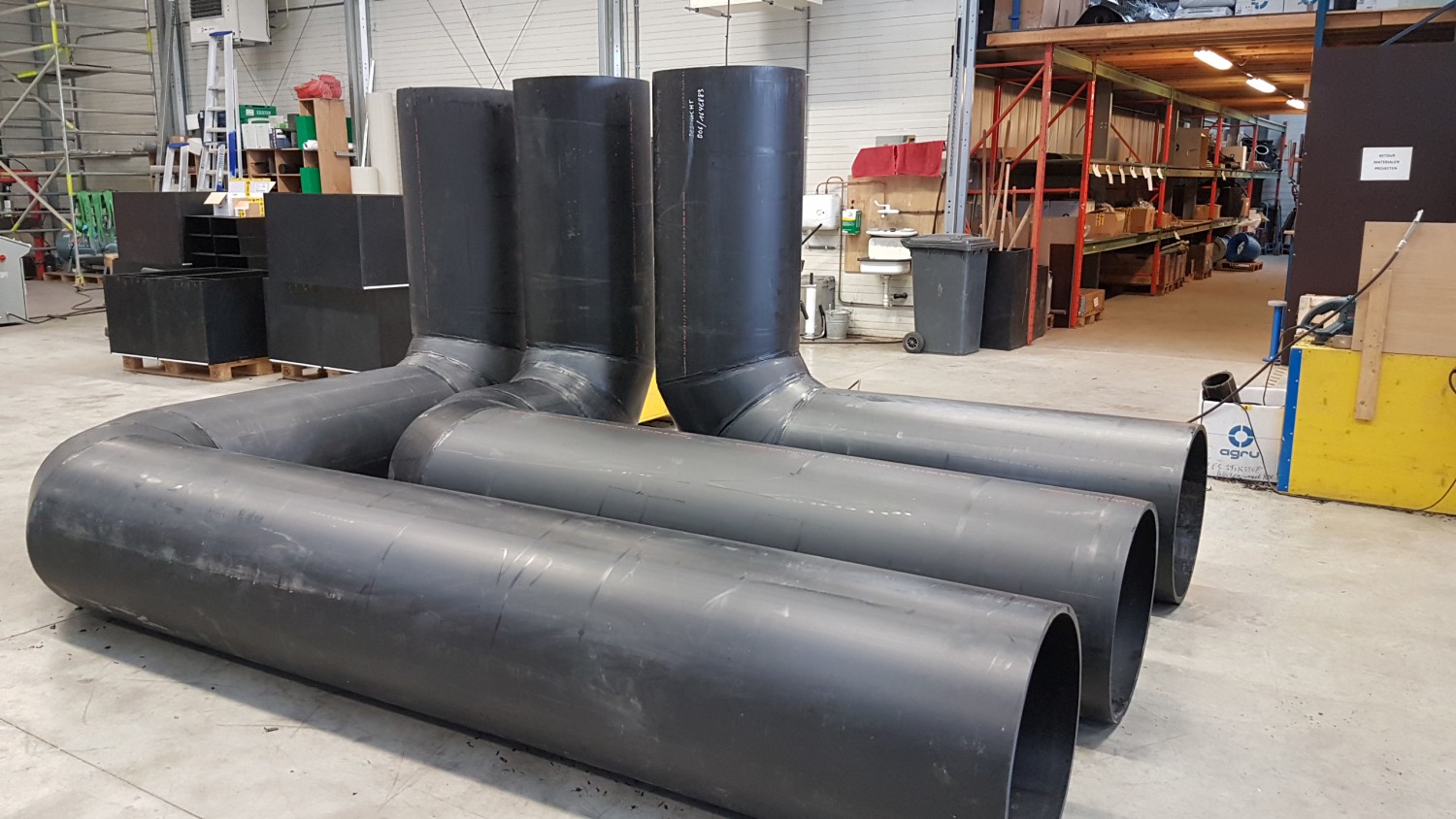 PEHD ventilation pipes Ø630 - CGK Group